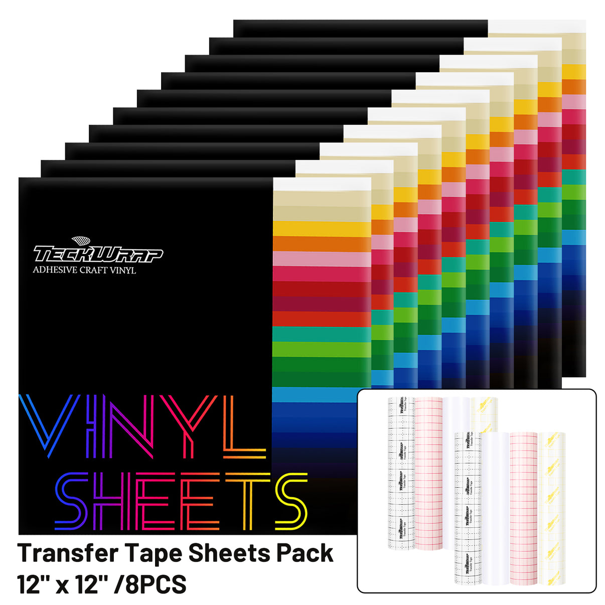 Transfer Tape Sheets Pack (8 PCS) – Global-Teckwrapcraft
